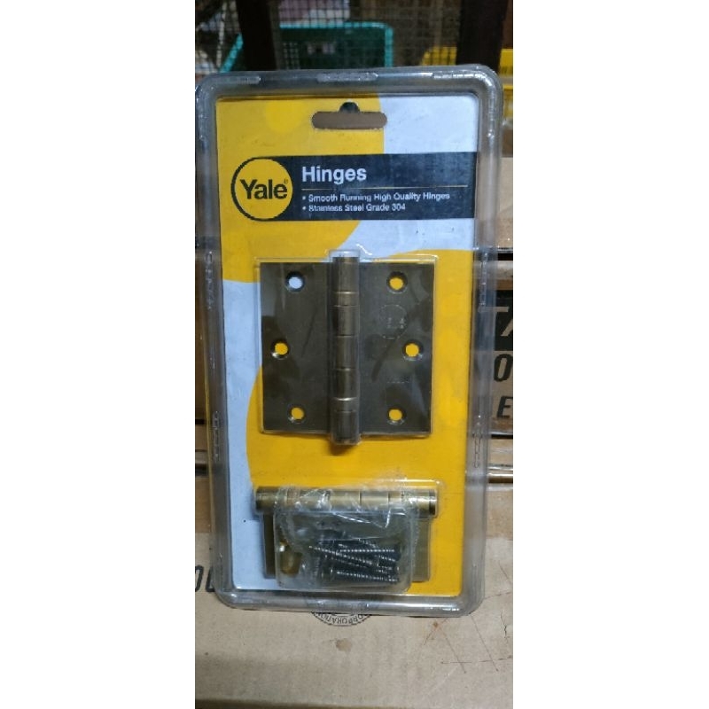 Yale Ball Bearing Hinges 2BB BT 3x3“ ABSS, 3.5 x 3.5 ABSS / 4” x 4 ...