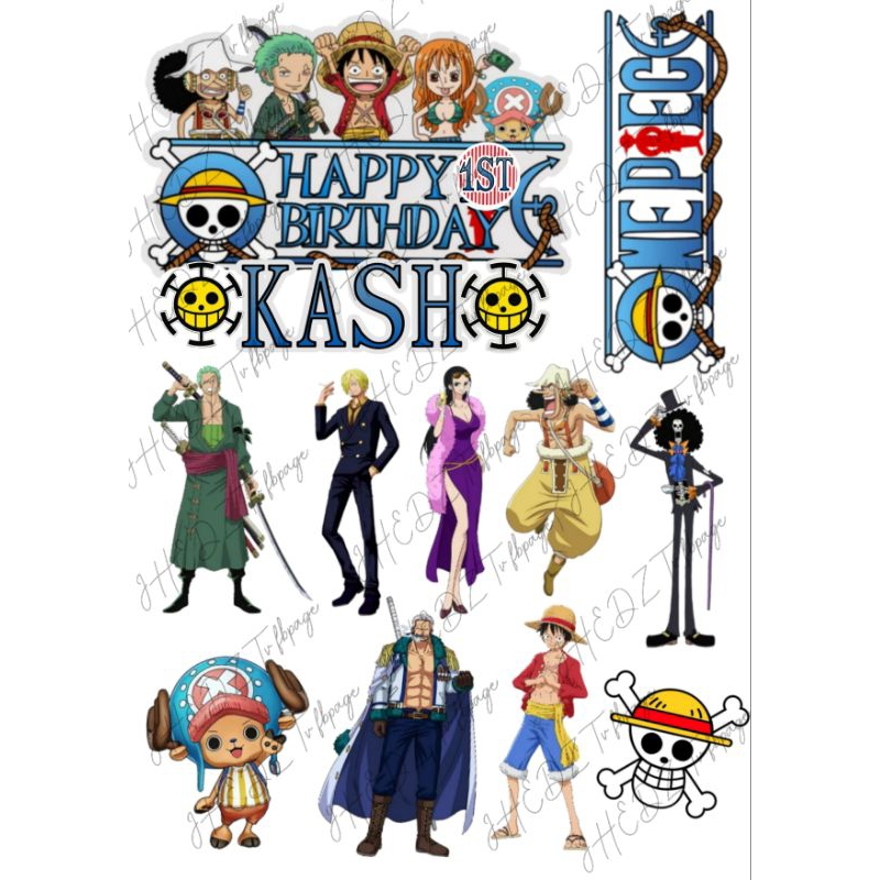 One piece Cake Toppers | Shopee Philippines