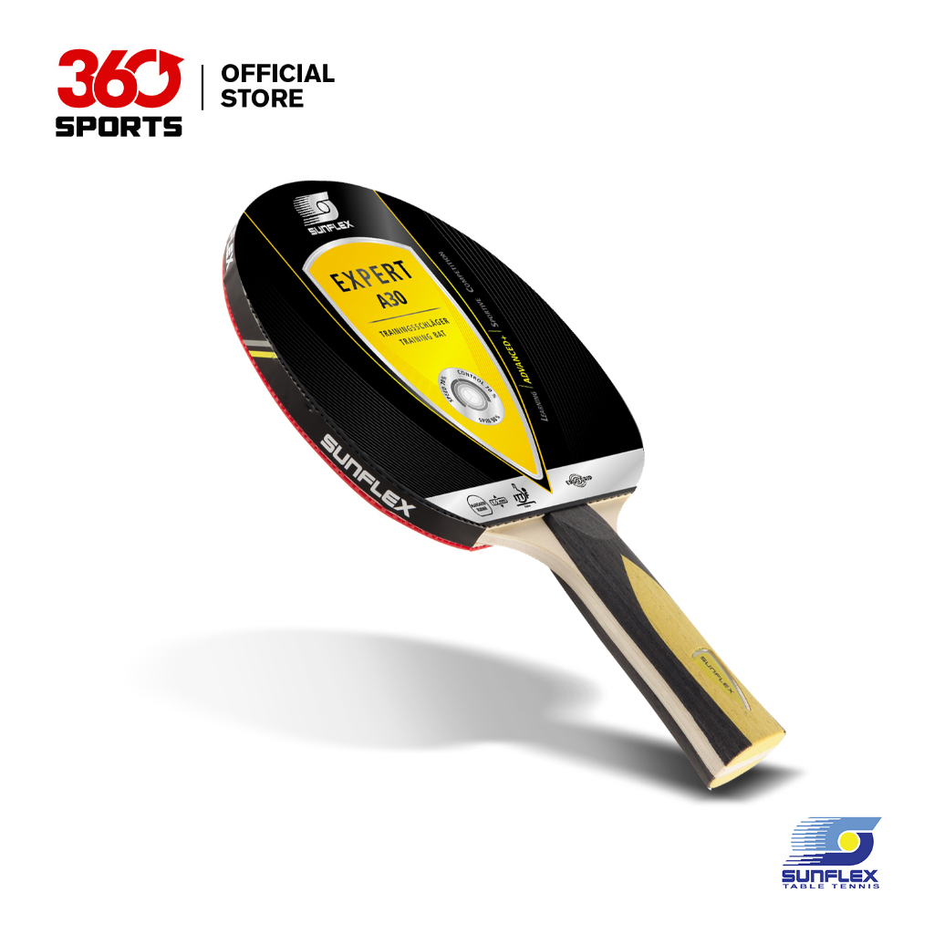 Sunflex Expert A30 ITTF Approved Ergo Grip Anatomic Handle Table Tennis ...