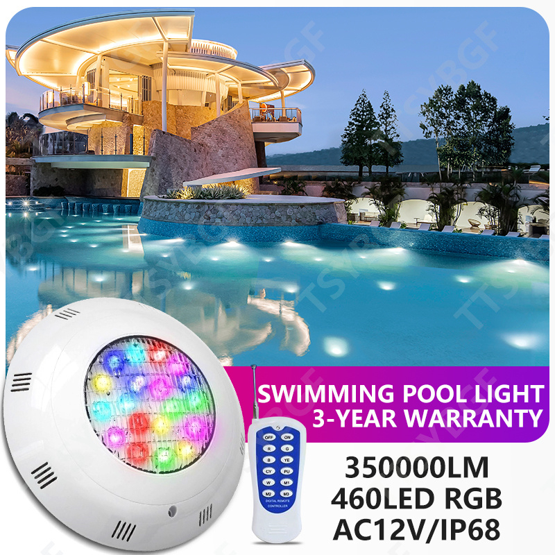 Swiming pool light Underwater Decor RGB SMD LED light remote control ...