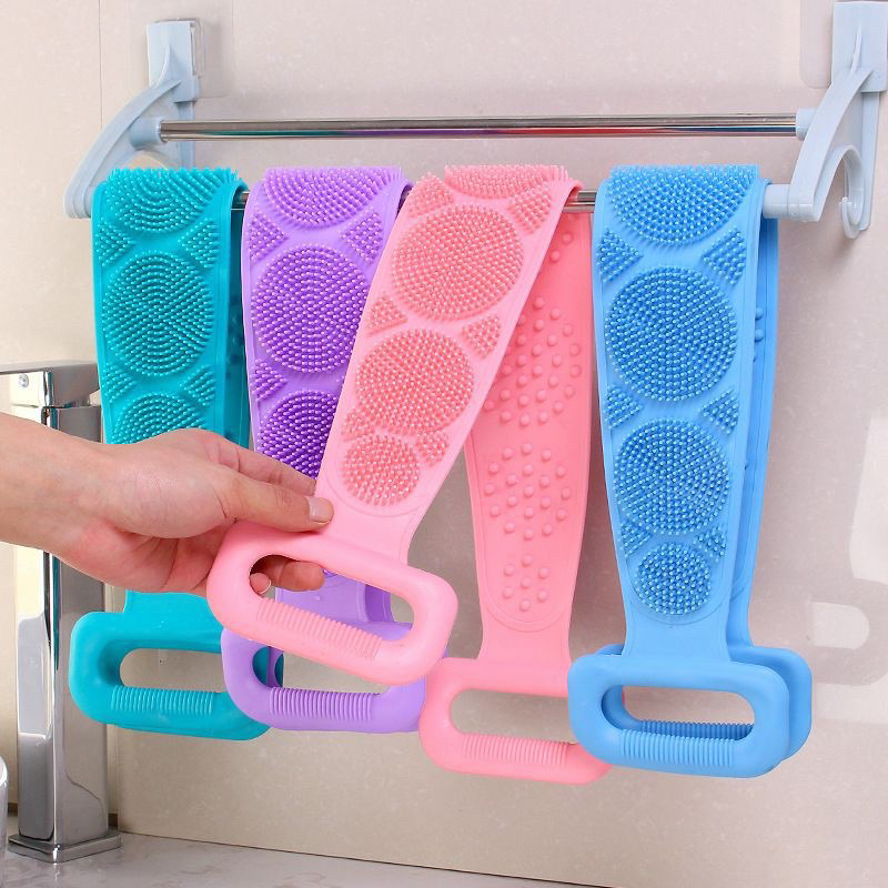 Samarah Silicone bath towel, bath, back rub, massage bath brush, easy ...