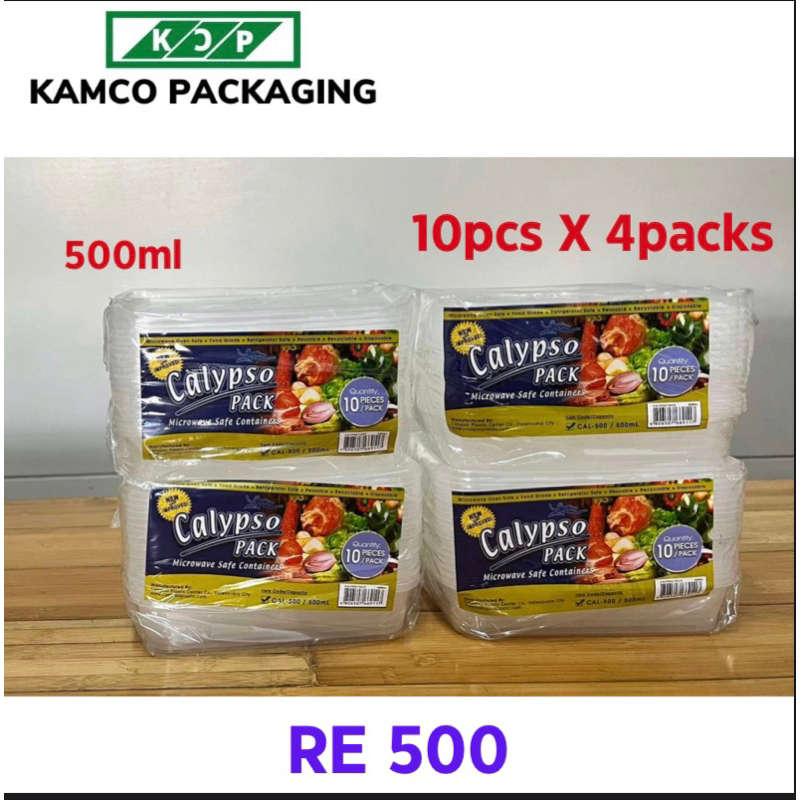 RE 500 Microwavable Container- 4PACKS X 10pcs | Shopee Philippines