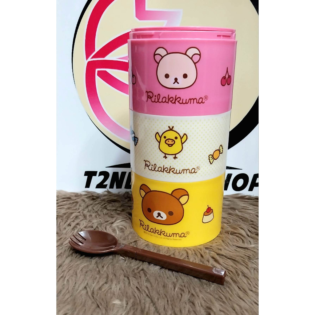 RILAKKUMA 3 LAYER MINI OBENTO | Shopee Philippines