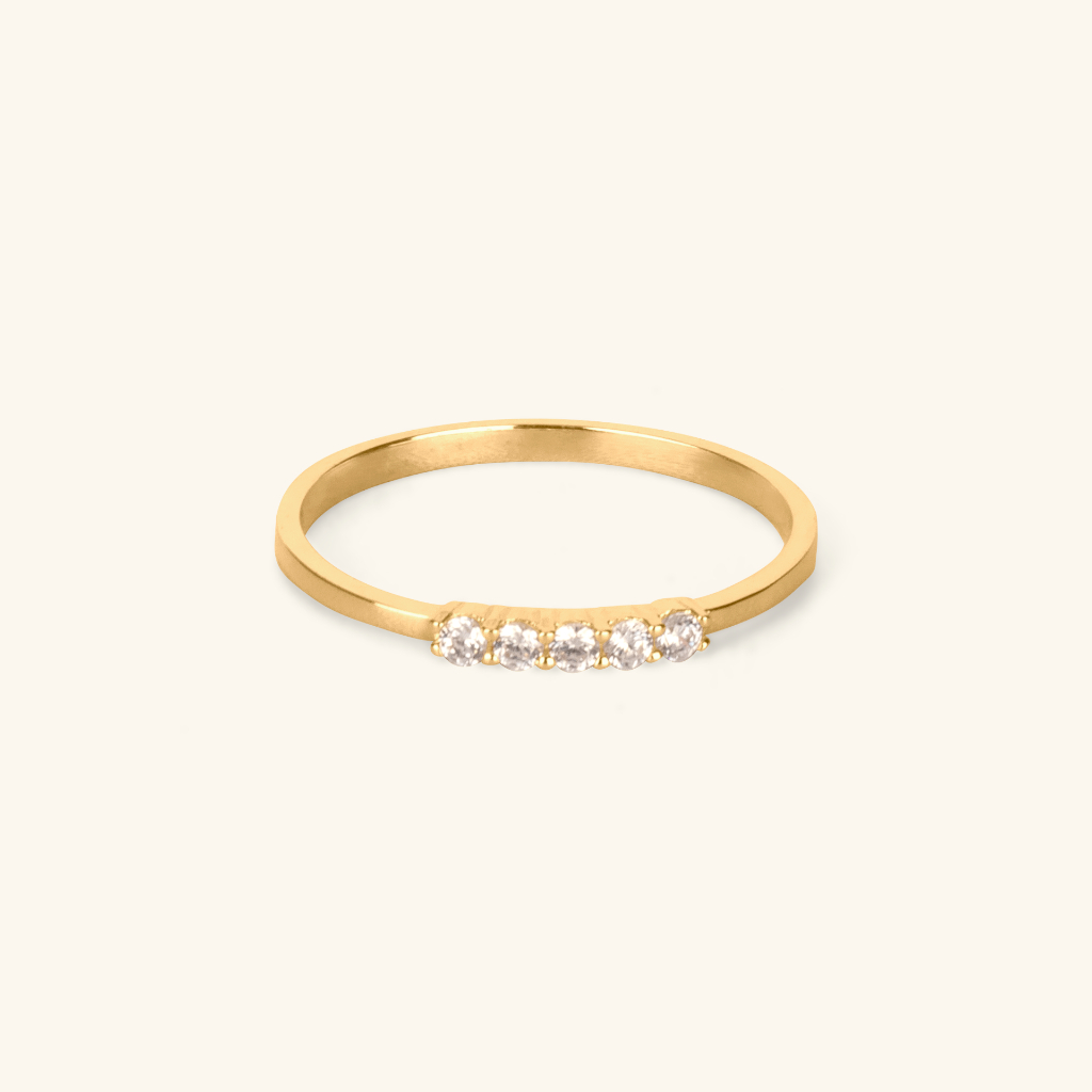 Foundry 14K Line Stacker Ring Gold | Shopee Philippines