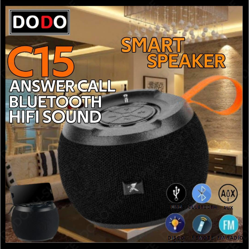 C15 Speaker : Portable Bluetooth Speaker Wireless Speaker with 360° Sound and Enhanced Bass ...