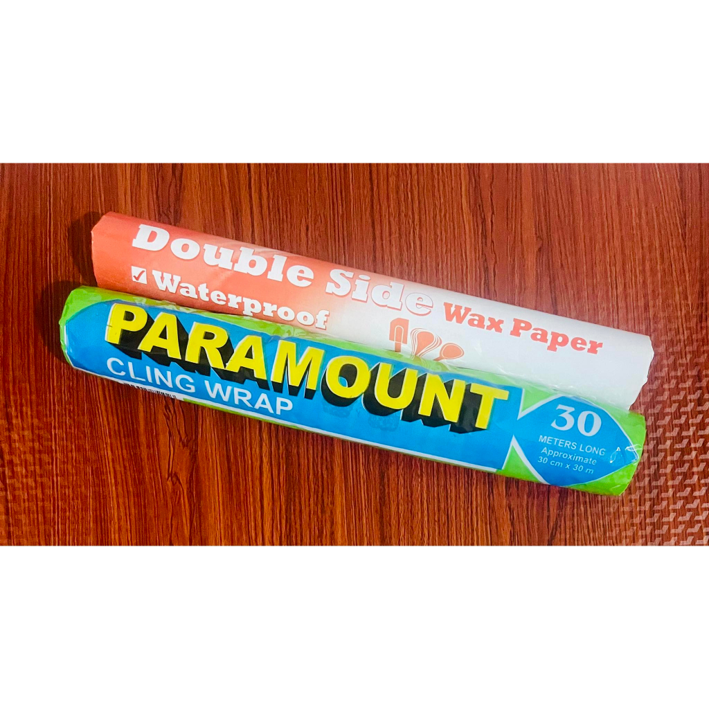 Cling Wrap (30cm x 20cm) & Wax Paper (30cm x 25m) | Shopee Philippines