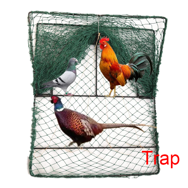Humane Hunting Bird Net Live Trap for Pigeon Quail Bird Chicken Live ...
