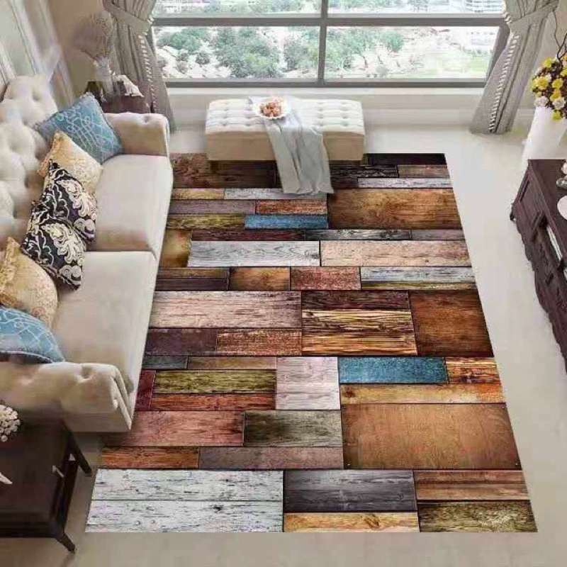 150x180cm 3D Geometric Carpet Comfortable Lounge Area Rectangle Carpet ...