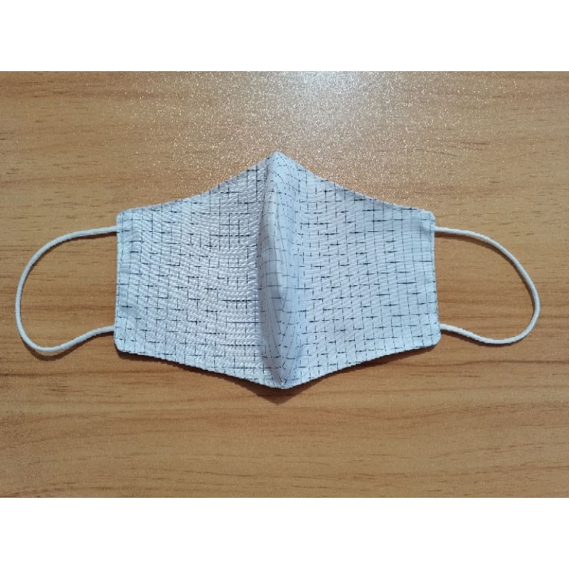 anti static ESD masks-white color (3D design) white/ light cream na ...