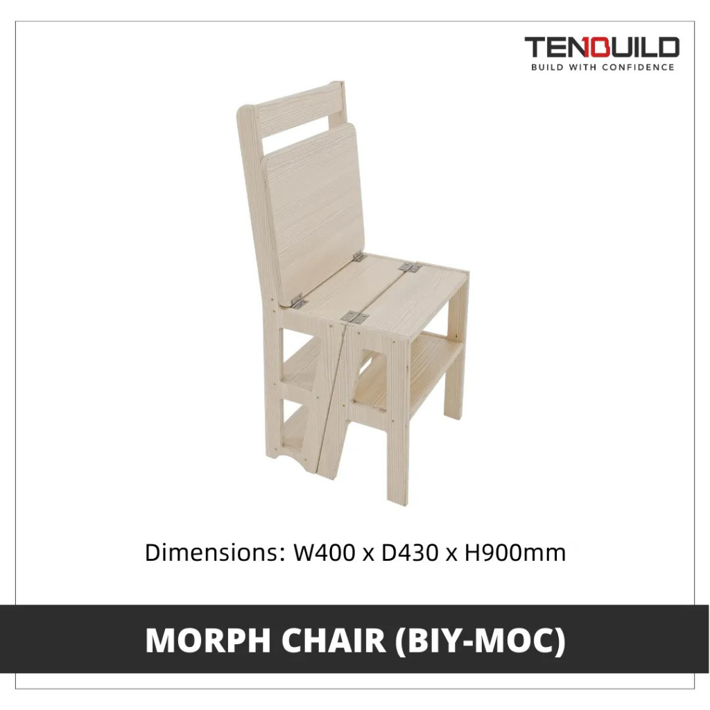 Tenbuild Build-It-Yourself Furniture Morph Chair BIY-MOC | Shopee ...