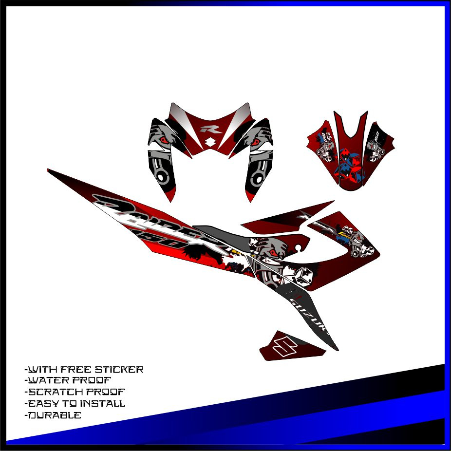 RAIDER R150 Reborn full Sticker Decals High Quality and Durable ...