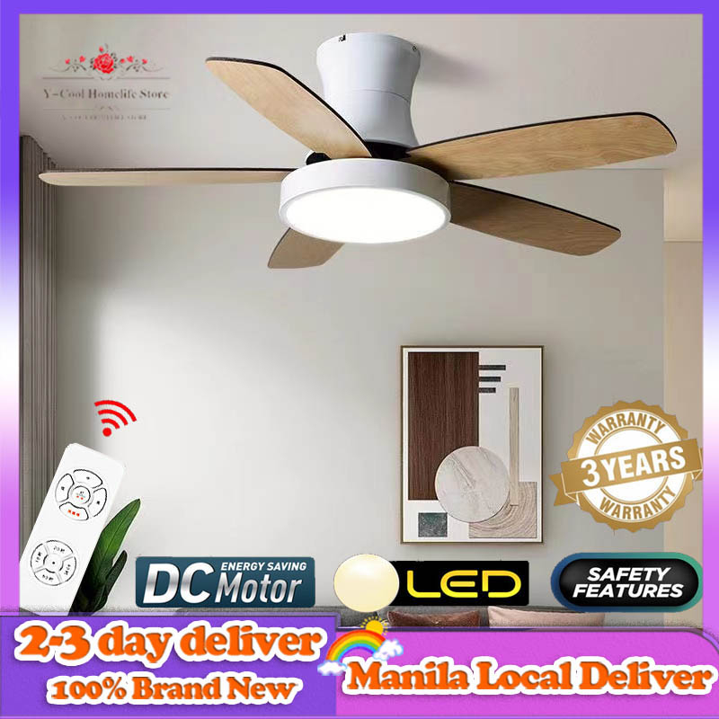 COD Nordic Ceiling Fan Ceiling Light Dc Motor Chandelier Led Ceiling ...