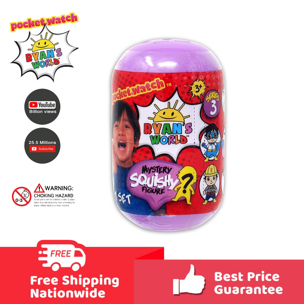 Ryan's World Mystery Blind Bag Squishy Figure Series 4 | Shopee Philippines