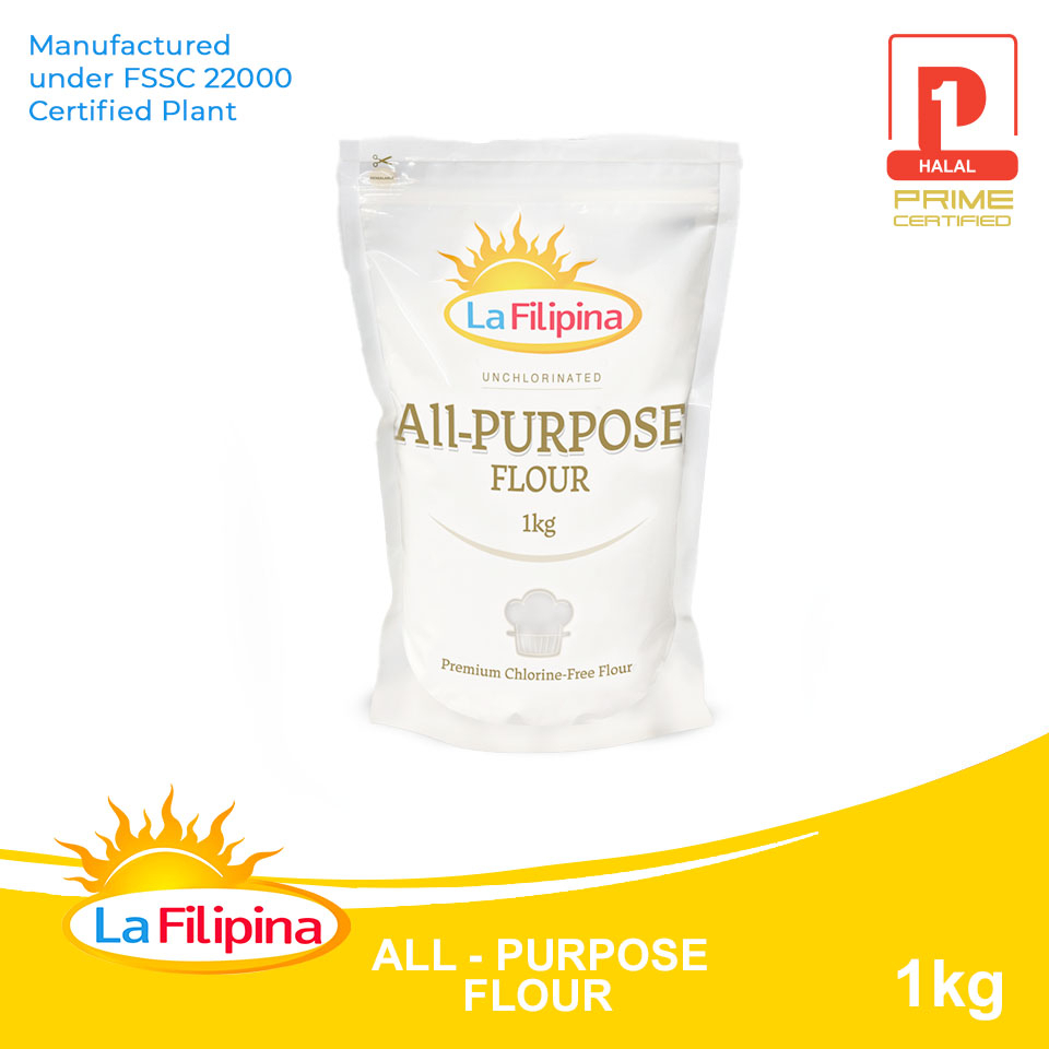 La Filipina Unchlorinated All-Purpose Flour 1kg | Shopee Philippines