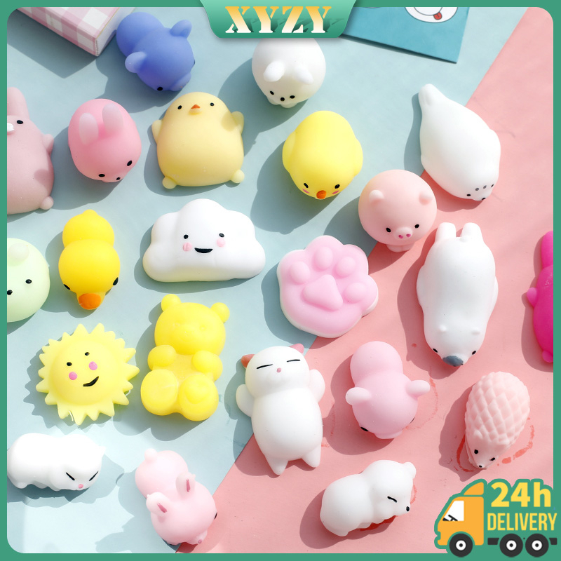 Super cute small ball knead music decompression toys lovely animals ...