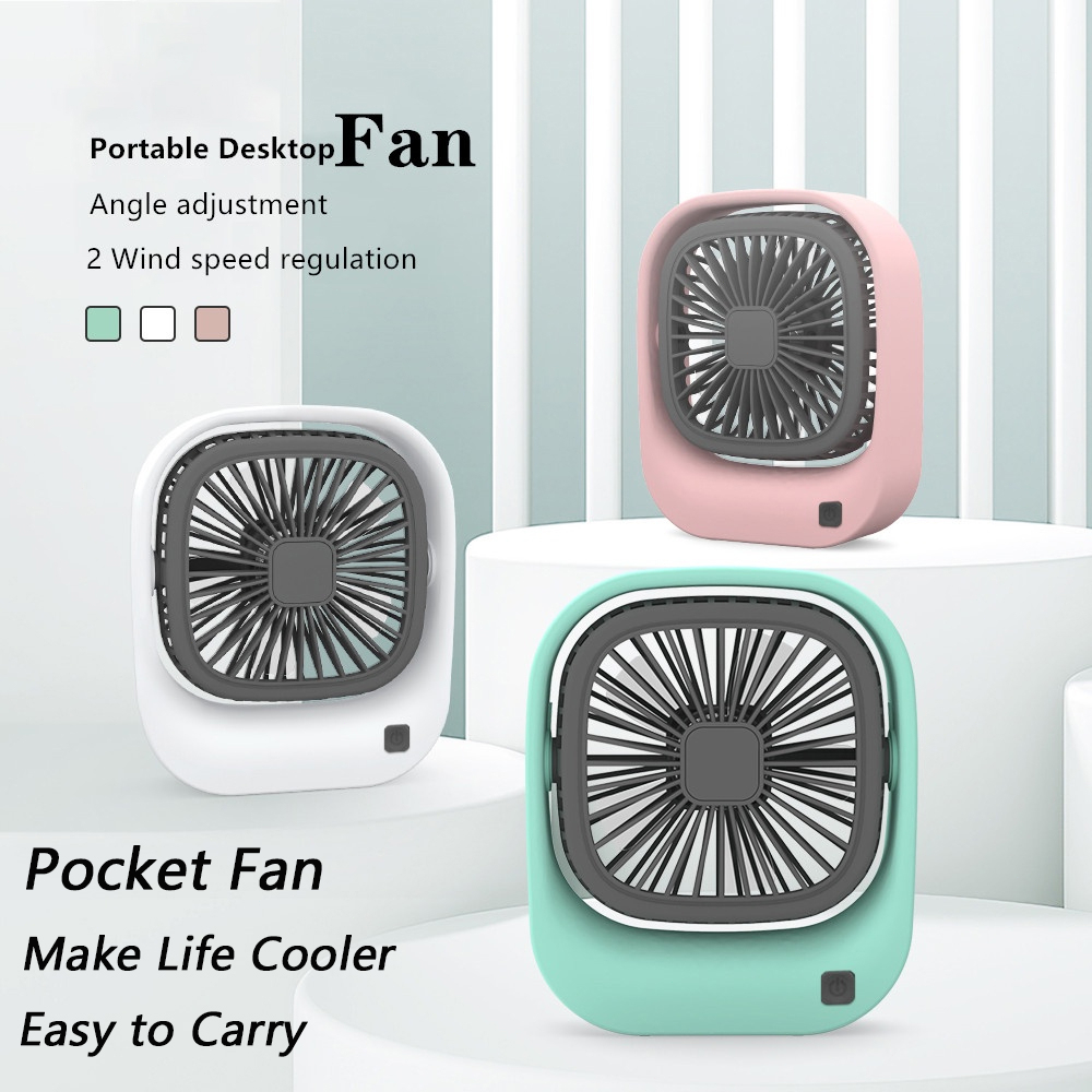 Mini Fan Rechargeable Portable Handheld USB Pocket Fan Rechargeable ...