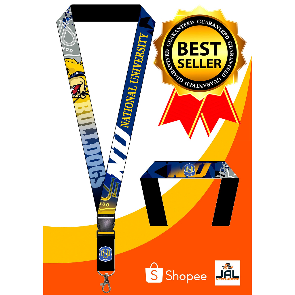 NU / National University ID Lace with COURSE selection / ID Lanyard ...