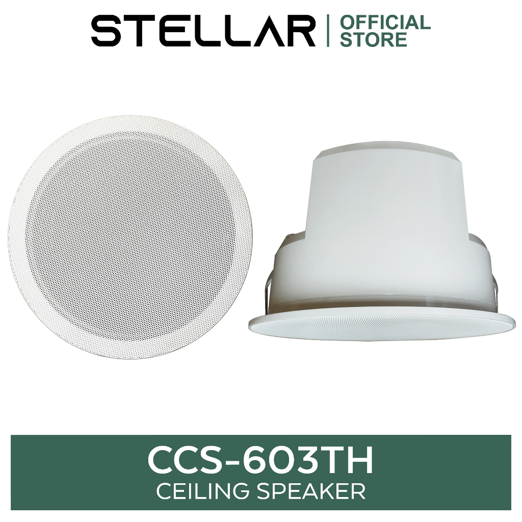 STELLAR CCS-603TH Ceiling Speaker | Shopee Philippines