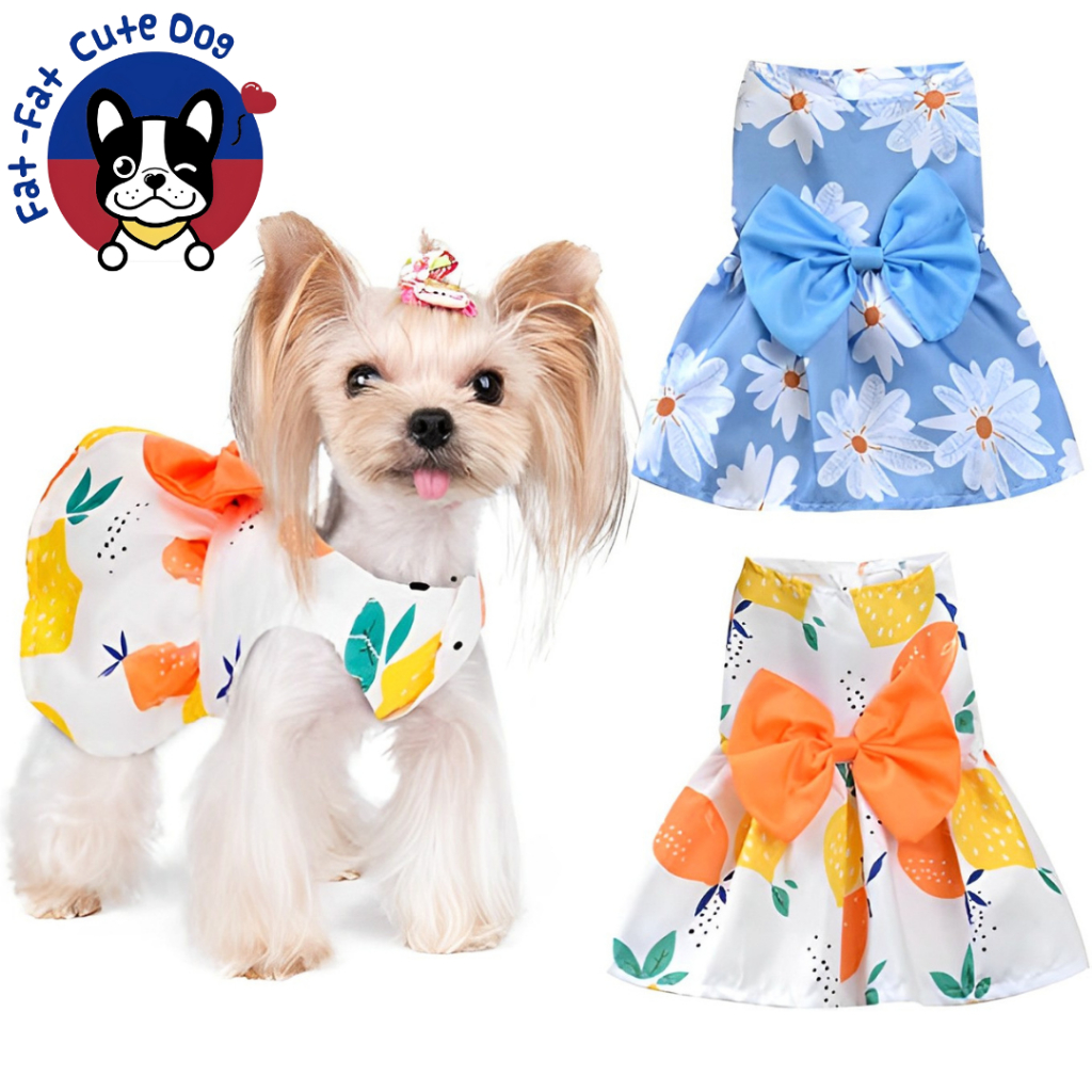 Dog Dress Puppy Clothes for Small Dogs Girl Yorkie Chihuahua Princess ...