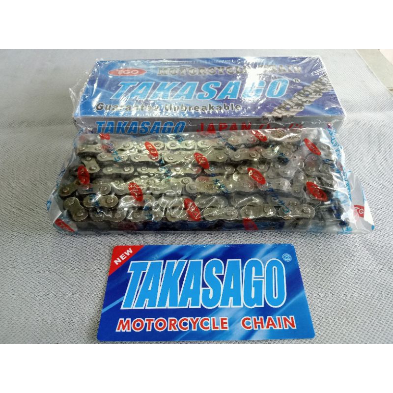Takasago chain only 428h- 120L Heavy Duty Motorcycle | Shopee Philippines