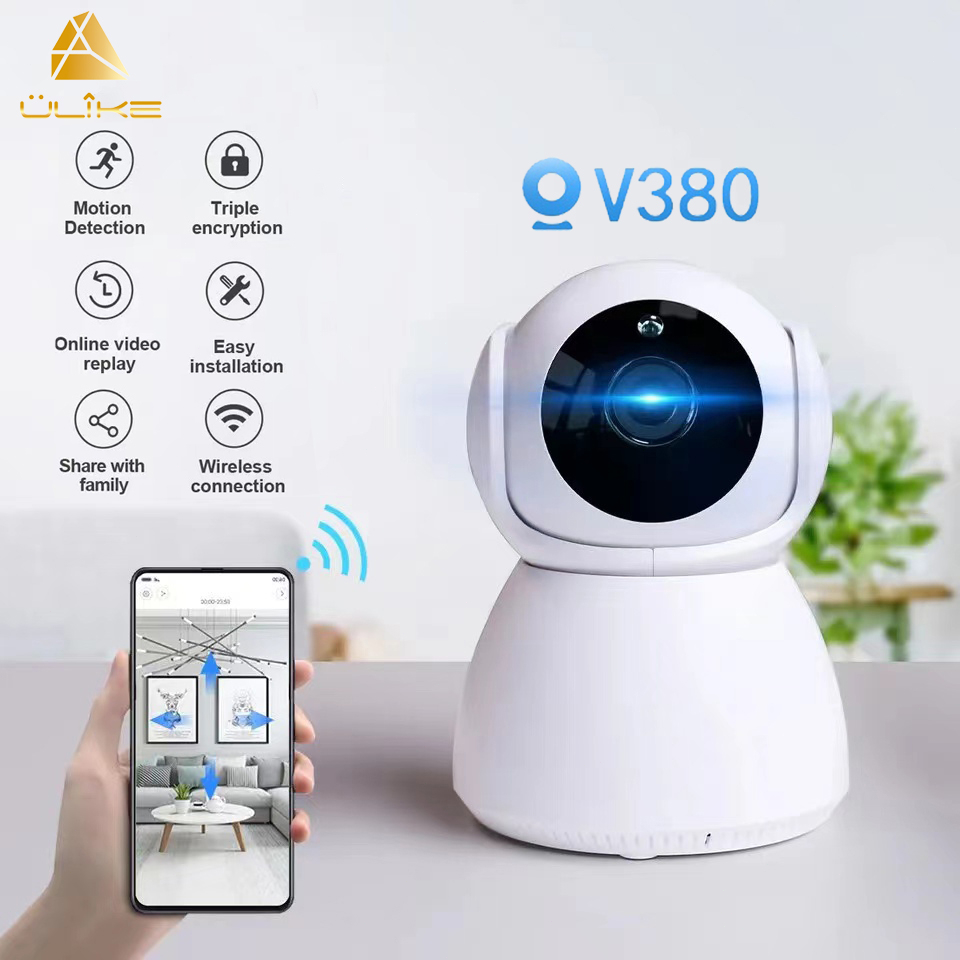 Ulike V380 Cctv Camera Wifi Connect to Cellphone Home Security WiFi ...