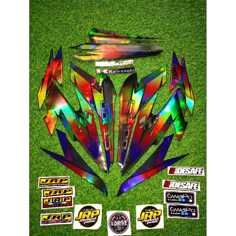 KAWASAKI BAJAJ CT 100 STOCK DECAL DESIGN | Shopee Philippines