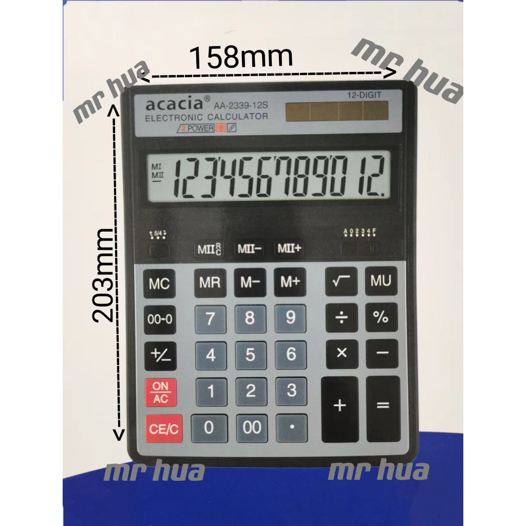 12-digit solar calculator large screen desktop calculator DM-1200V ...