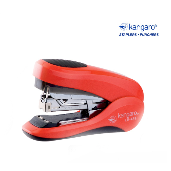 Kangaro LE-45F Flat Clinch Less Effort Stapler #35 with Staples ...