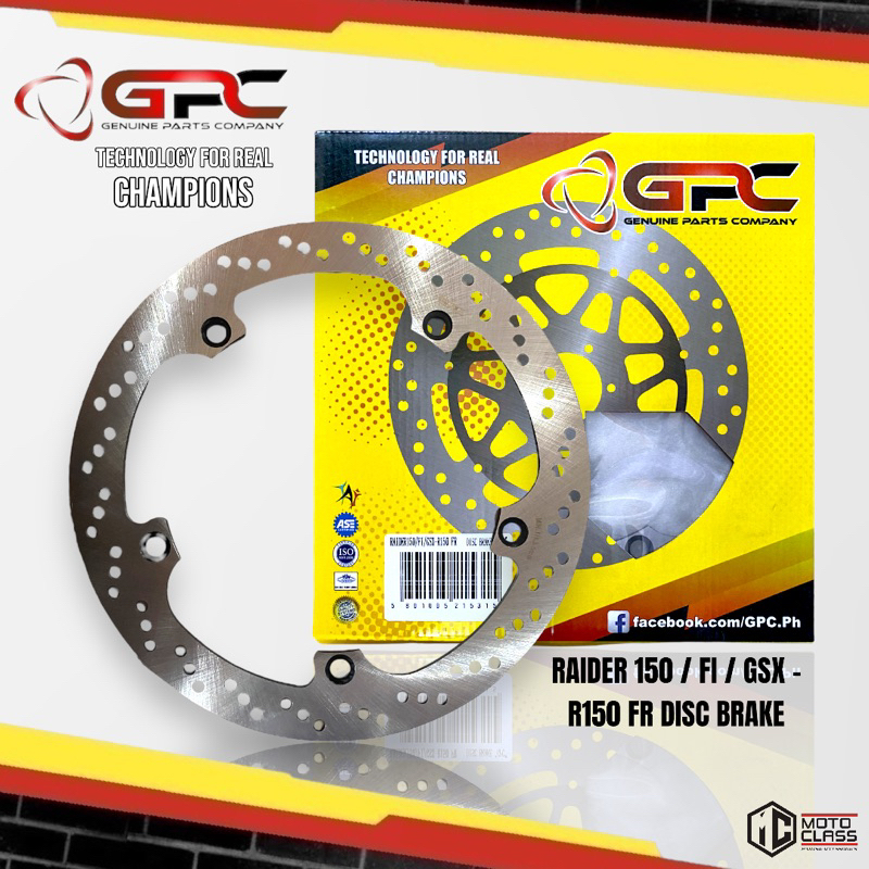 GPC DISC RAIDER 150 FRONT (8904) | Shopee Philippines