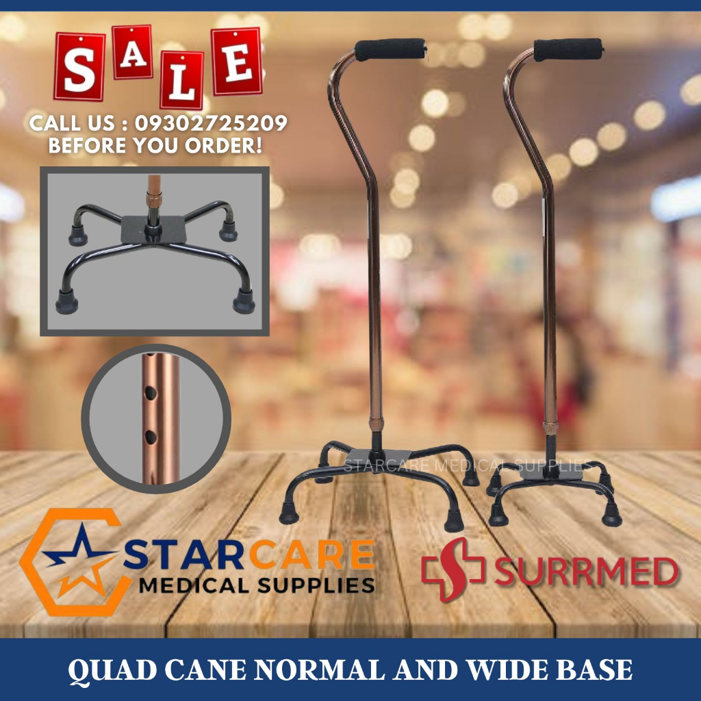 Quad Cane Normal Base / Wide Base - SURRMED | Shopee Philippines