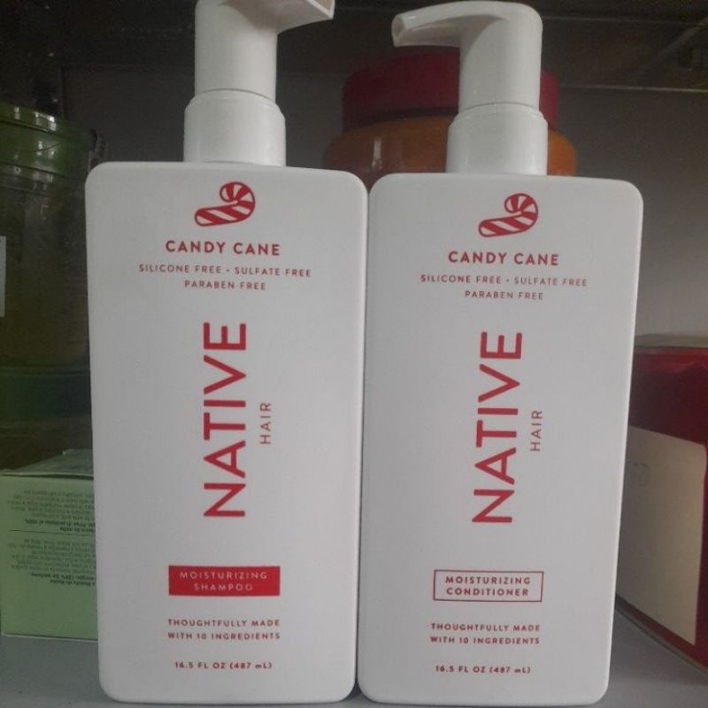 NATIVE HAIR moisturizing shampoo,moisturizing conditioner (16.5oz/487ml ...