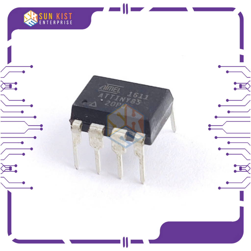 IC Chip ATTINY85-20PU ATTINY85 MCU 8BIT ATTINY 20MHZ 8 Pin DIP-8 ...