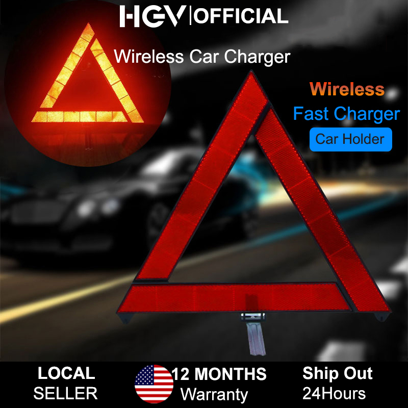 HGV Warning Safety Triangle DOT Approved Foldable Reflective Warning ...