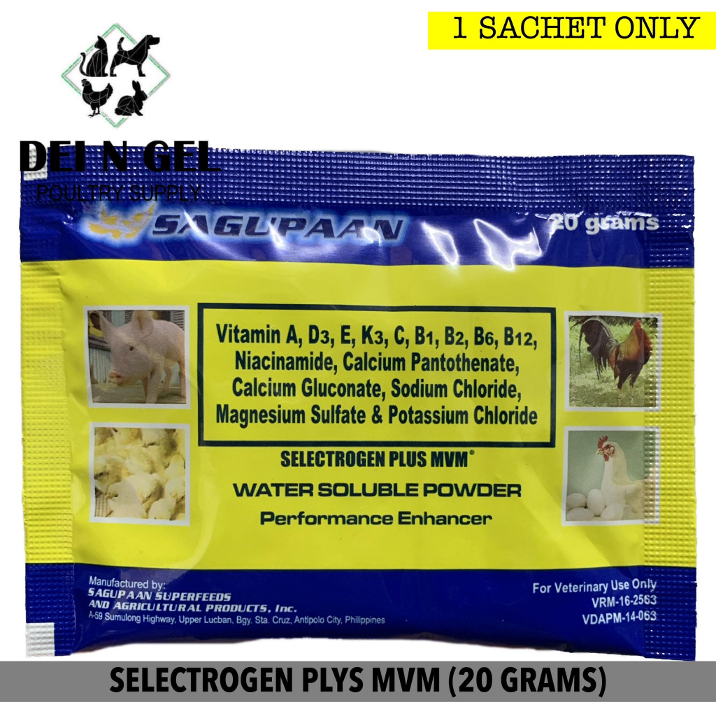 SAGUPAAN SELECTROGEN PLUS MVM 20 GRAMS (1 SACHET) | Shopee Philippines