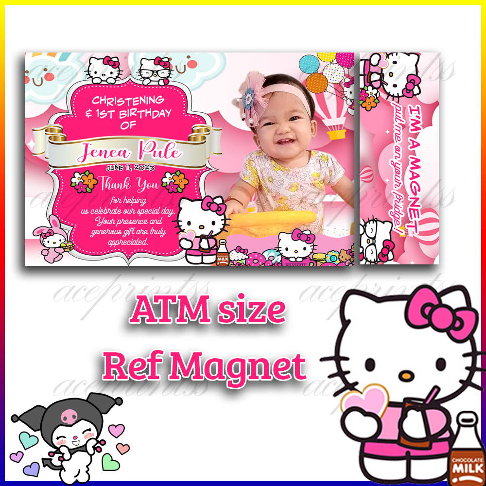 Hello Kitty Customized Fridge / Ref Magnet #refmagnet | Shopee Philippines