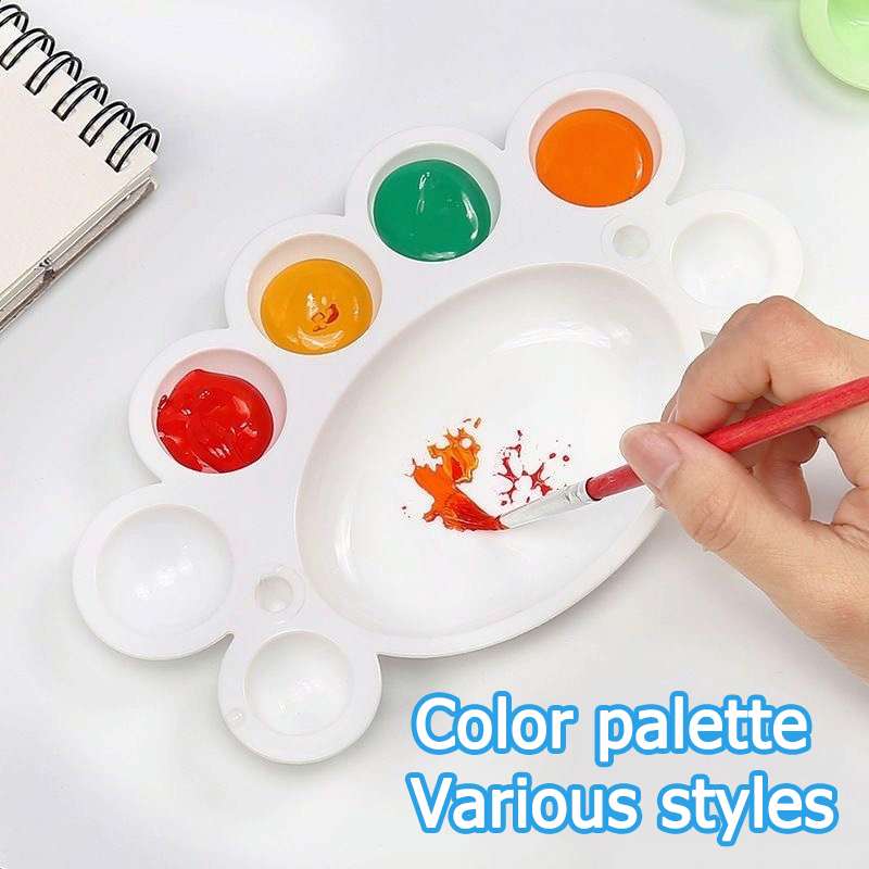 VK Paint Palette Watercolor Acrylic Oil Tray Color Mixing Plastic ...