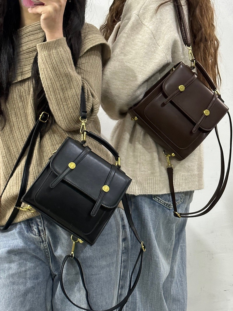 skymall - British retro backpack ladies student schoolbag ...