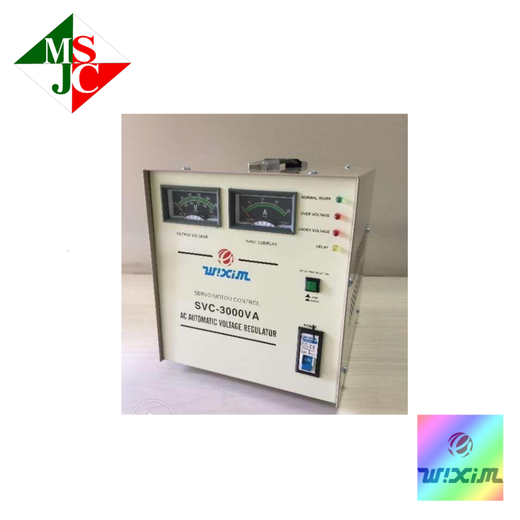 Automatic Voltage Regulator AVR SVC-3000VA Single Phase, Servo Motor ...