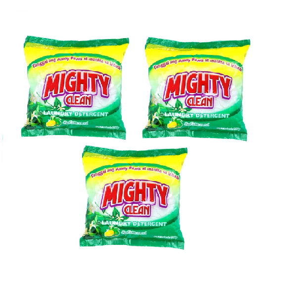 Mighty Clean Detergent Powder Calamansi 500g (Pack of 3) | Shopee ...
