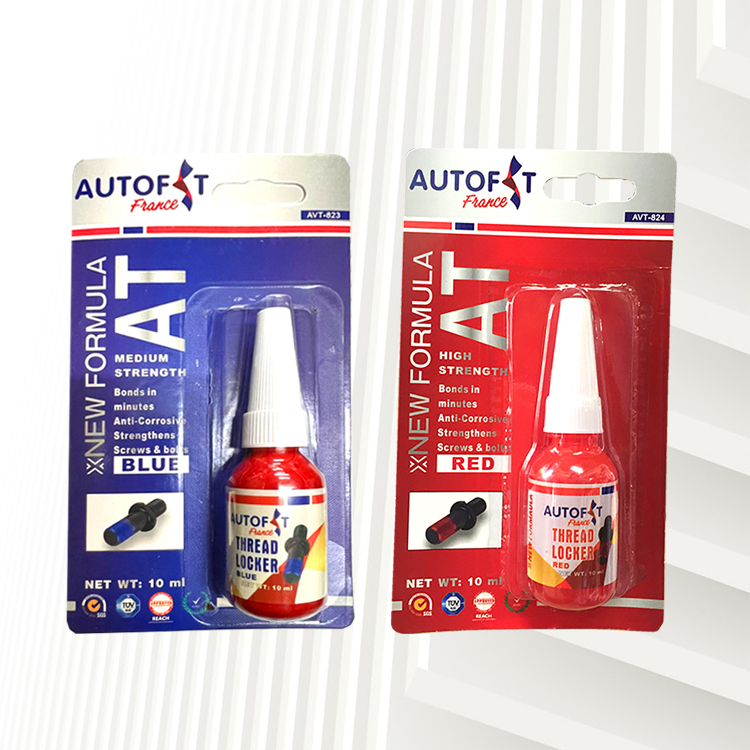 Autofit Thread Locker (Red for High Strength / Blue for Medium Strength ...