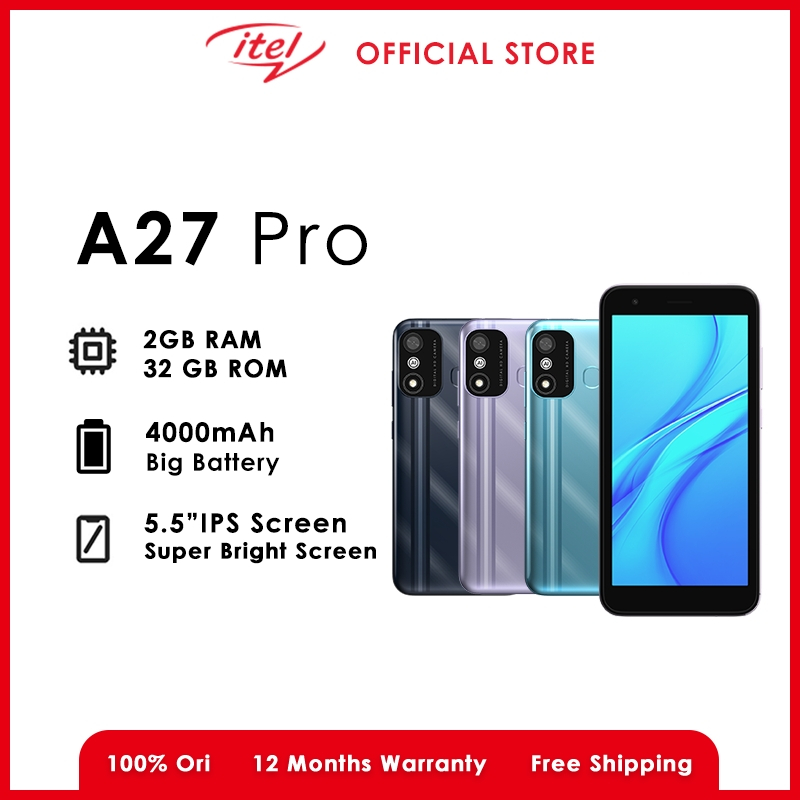 itel A27 Pro (2GB/32GB) | Shopee Philippines