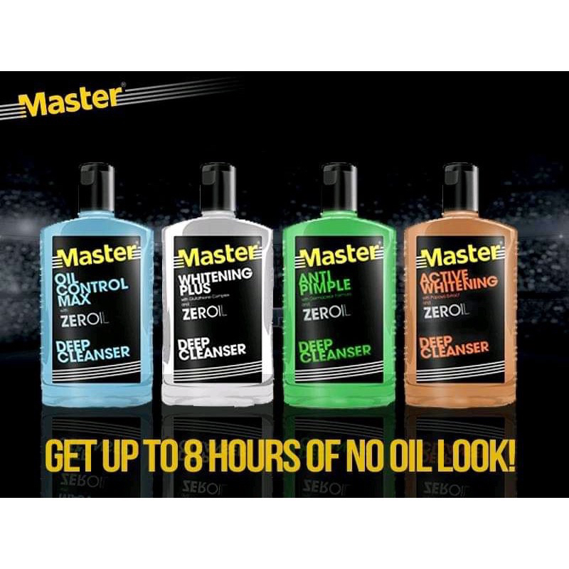 ★Master ZerOil Deep Cleanser Men's Facial Wash with Different Variants ...