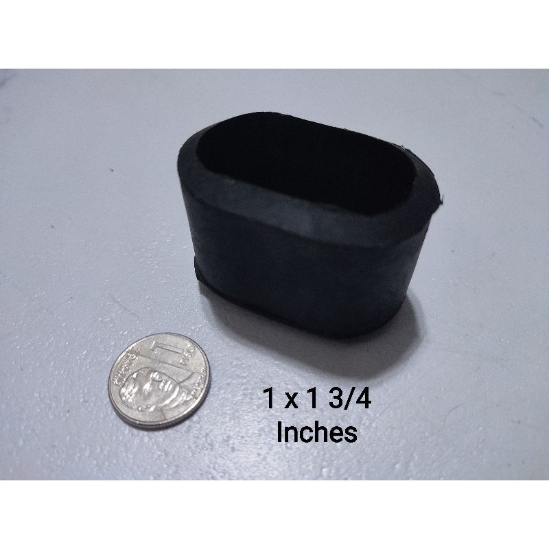 Oval Heavy Duty Black Rubber Footing | Shopee Philippines