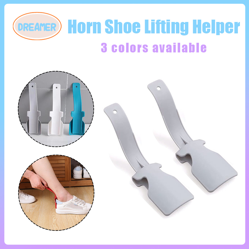 Plastic Lazy Shoe Helper Handled Shoe Horn Shoe Lifting Helper for Men ...
