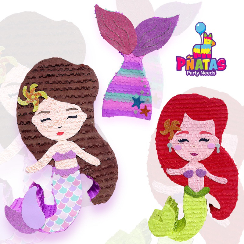 Mermaid Pinata Only or Complete Set | Shopee Philippines