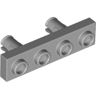 LEGO Part: Plate, Modified 1x4 with Pins on Bottom (sold per piece ...