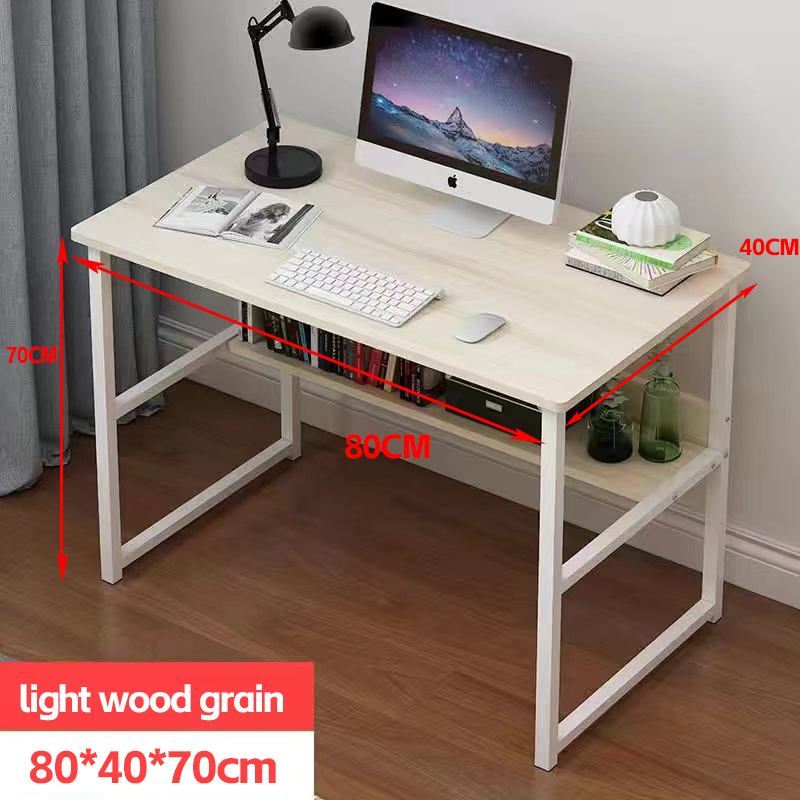 120CM Computer Table Study Table Double Layer Desk Table Student Table ...