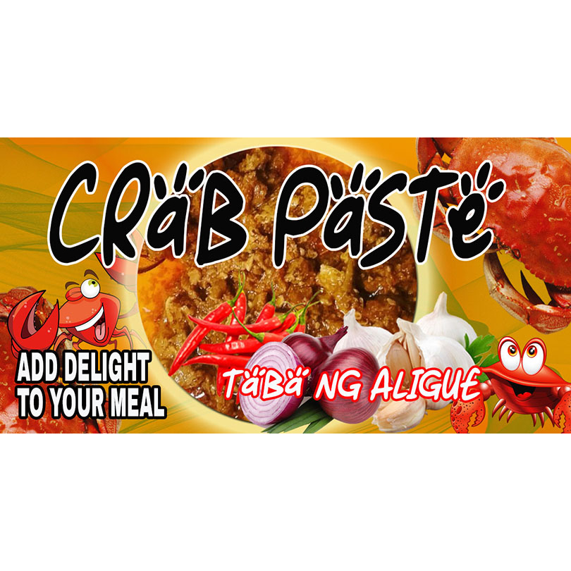 READY TO USE STICKER LABELS FOR CRAB PASTE ALIGUE (NOT EDITABLE ...