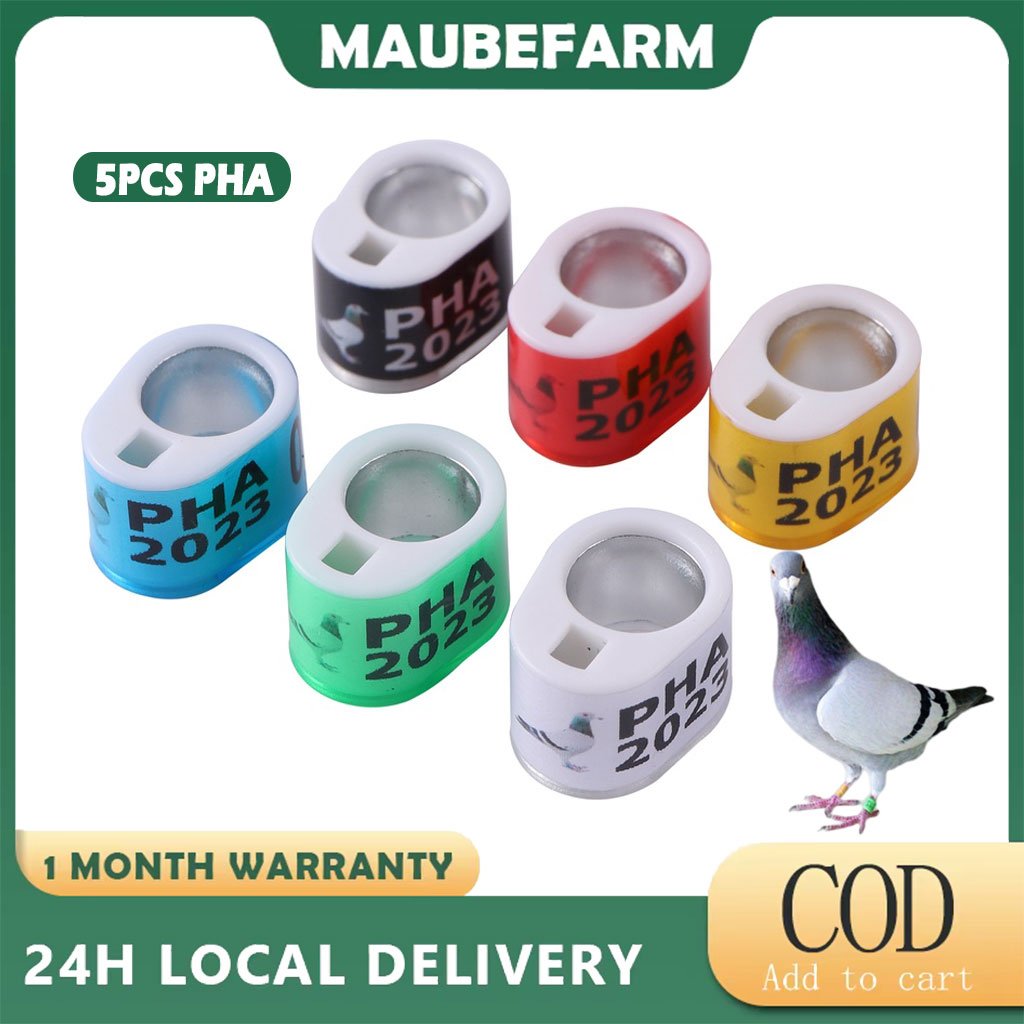 5/10/25PCS 2023 2024 PHA pigeon foot ring oval pigeon ring parrot leg ...