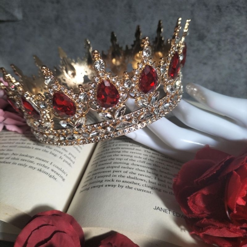 Elegant Empress Lolita Rhinestone Full Circle Crown | Shopee Philippines